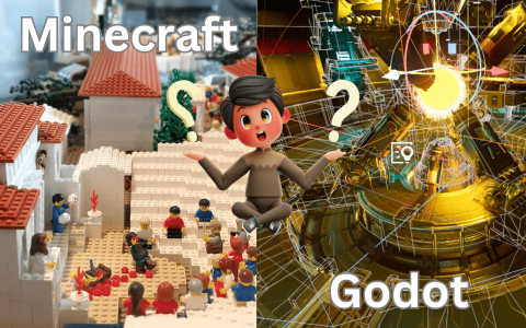 השוואת Minecraft ו-Godot למתחילים | LeapLearner Israel